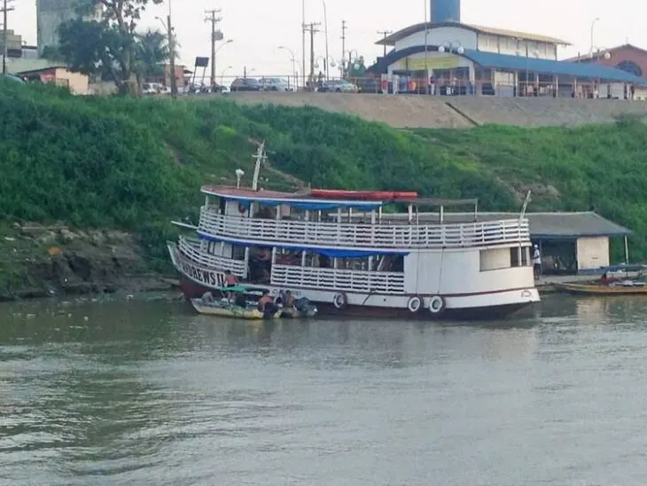 Cruising Down The Amazon River On A Slowboat