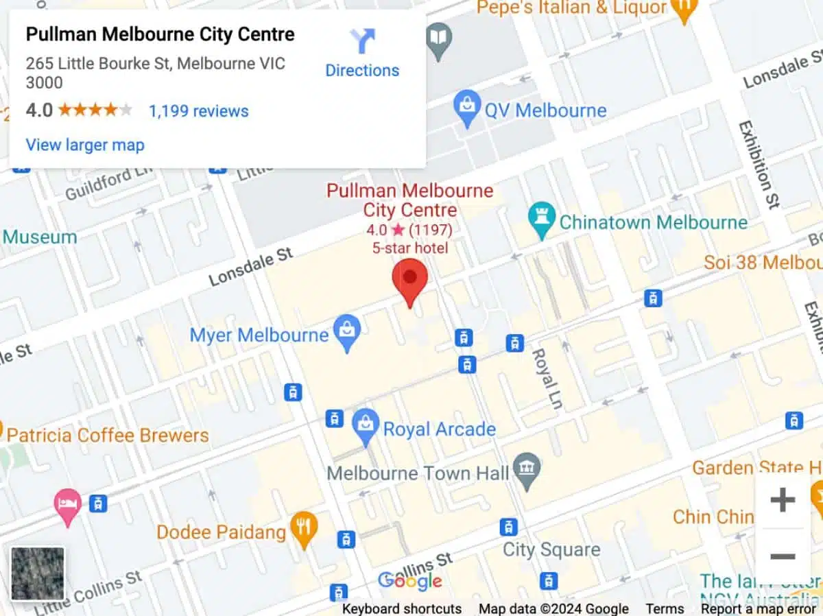 Tim Kroeger's Stay At Pullman Melbourne City Centre - Hotel Review